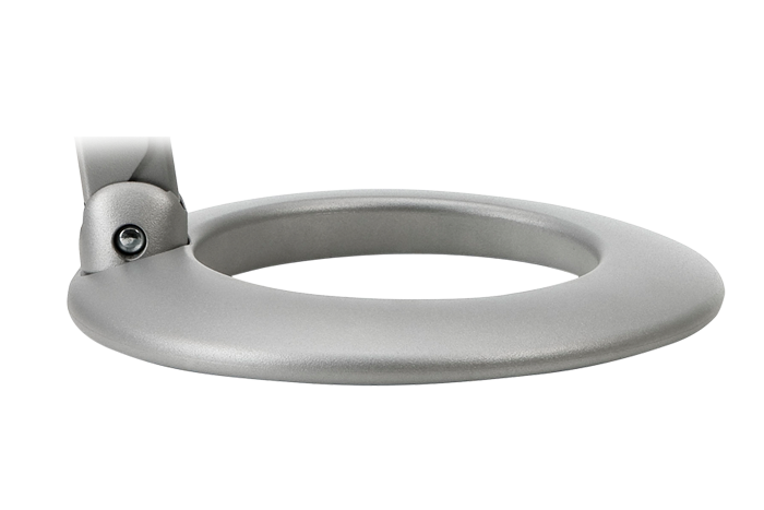 Luxo Ovelo Table-Desk Base, Silver Grey — LuxoLighting