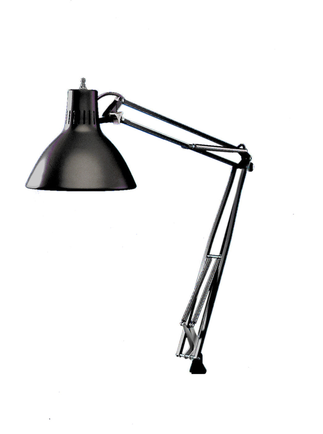 Luxo LS1A-BK, Series Compact Fluorescent Task Light, 45" Clamp Mount ...