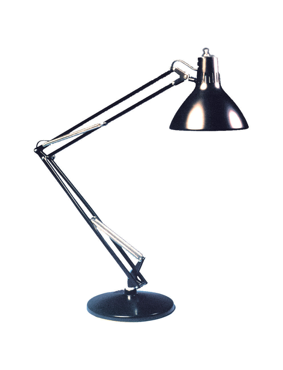 Luxo LS1E-BK, Series Compact Fluorescent Task Light, 45" w- Base, Blac ...